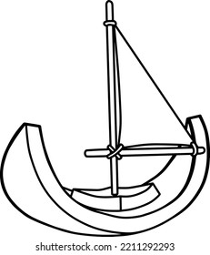 215 Pics Of Boat To Draw Images, Stock Photos & Vectors | Shutterstock