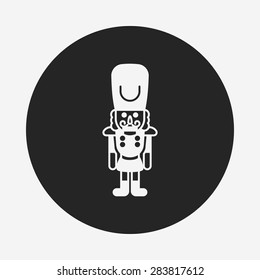 Toy Soldier Icon Stock Vector (Royalty Free) 283818074