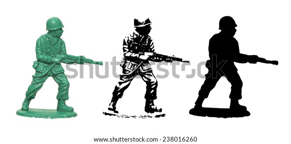 Toy Soldier Vector Stock Vector (Royalty Free) 238016260 | Shutterstock