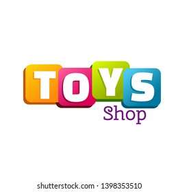 Toys Shop Logo Template Vector Stock Vector (Royalty Free) 1398353510 ...