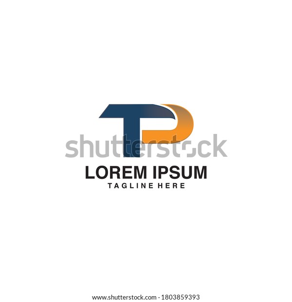 Tp Logo Letter T P Logo Stock Vector (Royalty Free) 1803859393 ...