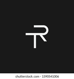 Tr Font Designs Logo Icons Stock Vector (Royalty Free) 1590541006 ...