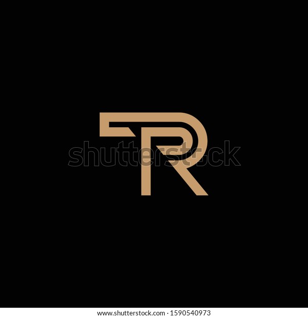 Tr Font Designs Logo Icons Stock Vector (Royalty Free) 1590540973 ...