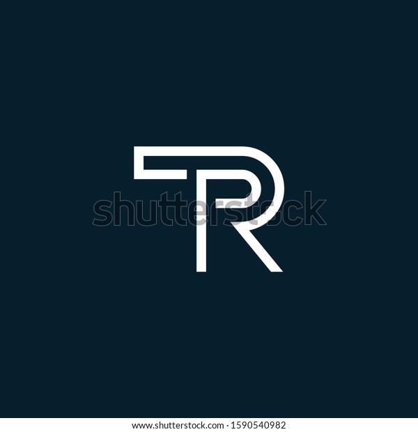 Tr Font Designs Logo Icons Stock Vector (Royalty Free) 1590540982 ...