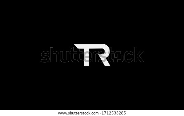 Tr Letter Logo Unique Attractive Creative Stock Vector (Royalty Free ...