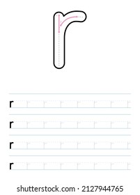 638 Letter r tracing Images, Stock Photos & Vectors | Shutterstock
