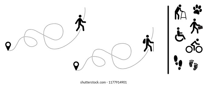 25,964 Hiking trail with steps Images, Stock Photos & Vectors ...