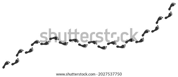 Tracking Track Footprints Human Shoes Shoe Stock Vector (Royalty Free ...