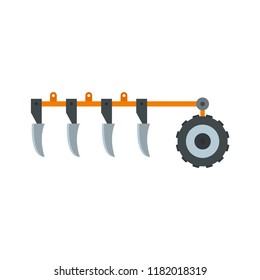 Tractor Plow Icon Flat Illustration Tractor Stock Vector (Royalty Free) 1182018319 | Shutterstock