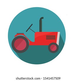 Tractor Vector Illustration Simple Clip Art Stock Vector (Royalty Free ...