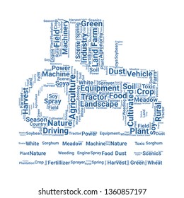 Tractor Word Cloud Tag Cloud About Stock Vector (Royalty Free ...