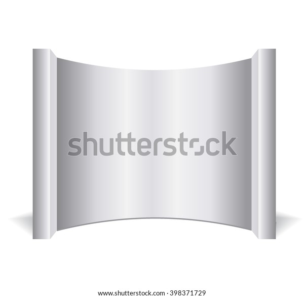 Trade Display Isolated On White Background Stock Vector (Royalty Free ...