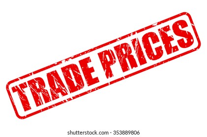 Trade Prices Red Stamp Text On Stock Vector (Royalty Free) 353889806 ...