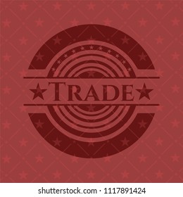 Shy Badge Red Background Stock Vector (Royalty Free) 1128437357