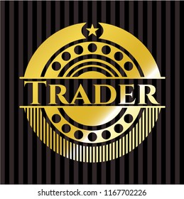 Trader Golden Emblem Stock Vector (Royalty Free) 1167702226 | Shutterstock