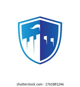 Trading Castle Logo Simple Style Good Stock Vector (Royalty Free ...