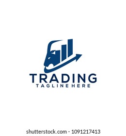 Trading Logo Design Stock Vector (Royalty Free) 1091217413 | Shutterstock