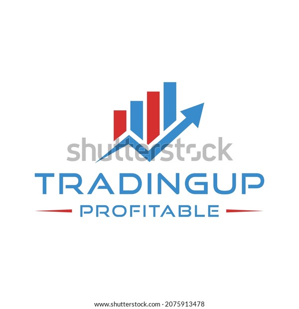 Trading Logo Growth Financial Profitable Vector Stock Vector (Royalty ...