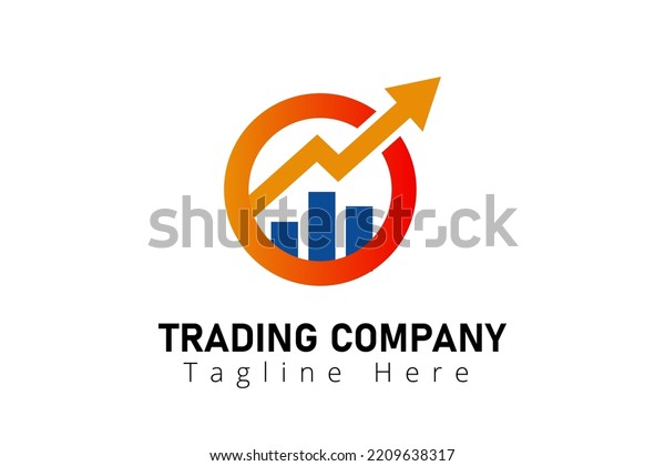 Trading Logo Template Commercial Use Stock Vector (Royalty Free ...