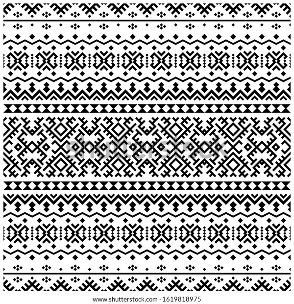 Traditional Abstract Motif Ethnic Pattern Design Stock Vector (Royalty ...