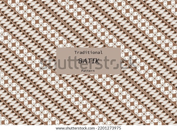 Traditional Batik Pattern Indonesia Vector Illustration Stock Vector ... Traditional Batik Pattern Indonesia Vector Illustration Stock Vector ...