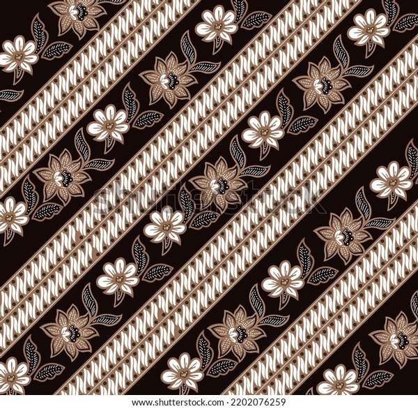 Traditional Batik Pattern Indonesia Vector Illustration Stock Vector ... Traditional Batik Pattern Indonesia Vector Illustration Stock Vector ...