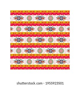 Traditional Chilean Ornament Vector Pattern South Stock Vector (Royalty ...