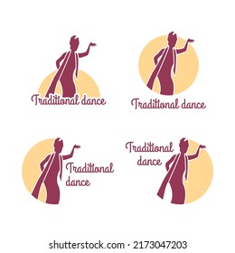 Traditional Dance Art Vector Design Stock Vector (Royalty Free ...