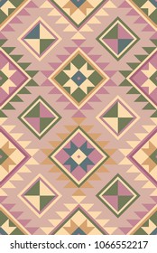 Traditional Folk Carpet Texture Stock Vector (Royalty Free) 1066552217 ...