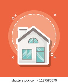 Traditional House Icon Stock Vector (Royalty Free) 1127593370 ...