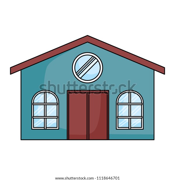 Traditional House Icon Stock Vector (Royalty Free) 1118646701 ...