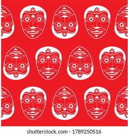 Traditional Indonesian Pattern Design Seamless Stock Vector (Royalty ...