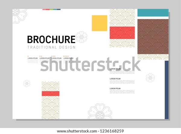 Traditional Korea Template Stock Vector (Royalty Free) 1236168259 ...