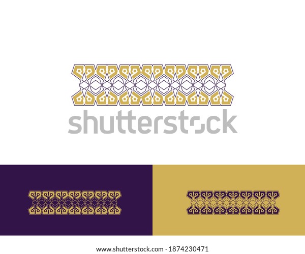 Traditional Middle Eastern Sadu Vector Design Stock Vector (Royalty ...