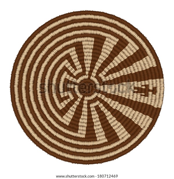 Traditional Native American Basket Man Maze Stock Vector (Royalty Free ...