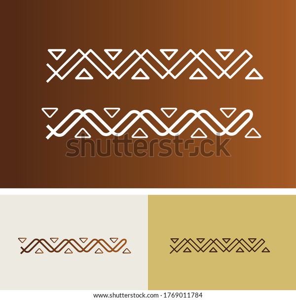 Traditional Old Sadu Arabic Vector Design Stock Vector (Royalty Free ...