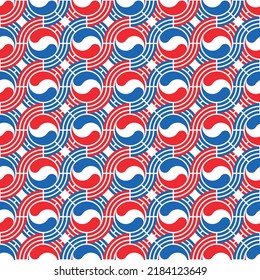 Traditional Pattern Korean Vector Illustration Stock Vector (Royalty ...