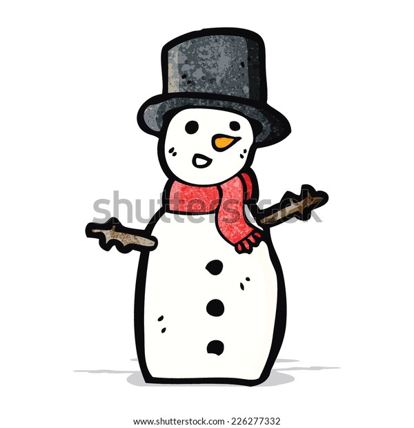 Traditional Snowman Stock Vector (Royalty Free) 226277332 | Shutterstock
