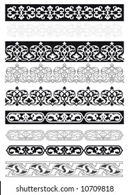 Traditional Turkish Border Stock Vector (Royalty Free) 10709818