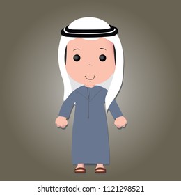 Traditional Uae Arab Clothes 02 Male Stock Vector (Royalty Free ...