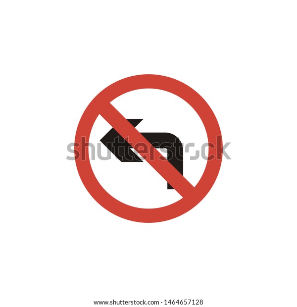 Traffic Ban Sign Vector Icon Stock Vector (Royalty Free) 1464657128 ...