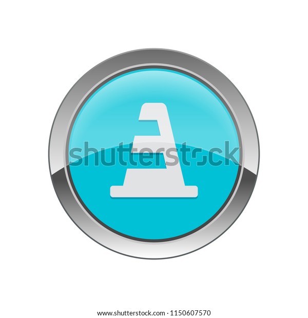 Traffic Cone App Icon Stock Vector (Royalty Free) 1150607570 | Shutterstock