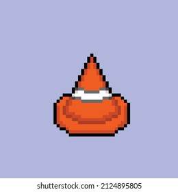 Traffic Cone Pixel Art Style Stock Vector (Royalty Free) 2124895805