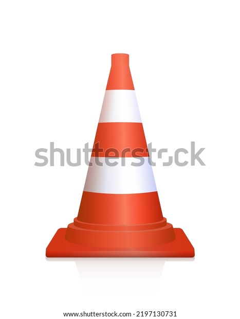 Traffic Cone Pylon Witches Hat Road Stock Vector (Royalty Free ...
