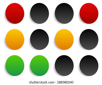 Christmas Color Palette Vector Illustration Stock Vector (Royalty Free ...
