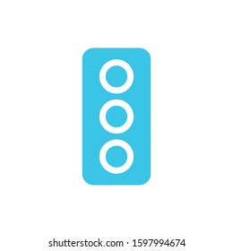 Traffic Lights Icon Road Light Icon Stock Vector (Royalty Free ...