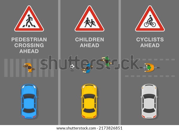 Traffic Regulation Tips Rules Signs Road Stock Vector (Royalty Free ...