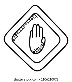 Traffic Sign Forbid Entry Specific Areas Stock Vector (Royalty Free ...