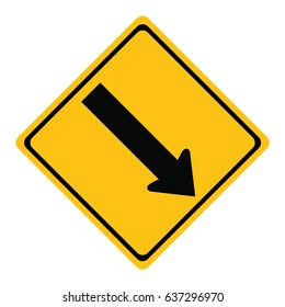 Traffic Sign Keep Right Stock Vector (Royalty Free) 637296970 ...