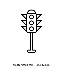 Traffic Signal Traffic Signal Icon Stock Vector (Royalty Free ...